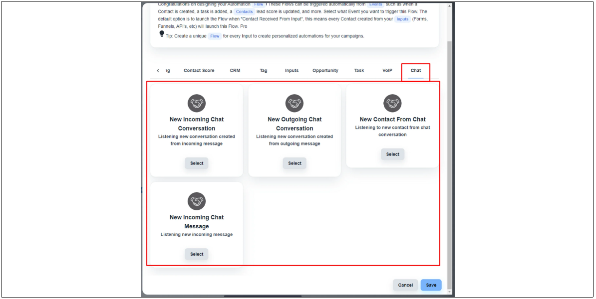 How To Trigger A Flow For Incoming Messages Glidecampaign